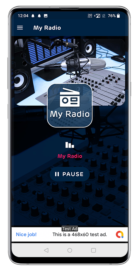 My Radio - Android Radio App (Single Station) by AndroMOB | CodeCanyon